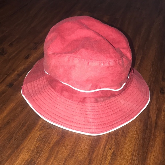 Accessories | Vintage Red Bucket Hat | Poshmark